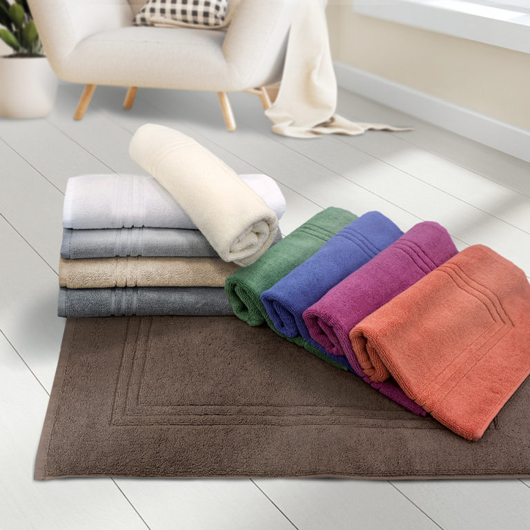 MILTON® HOME 100% Combed Cotton Terry Mat – TIARA - RizonHome