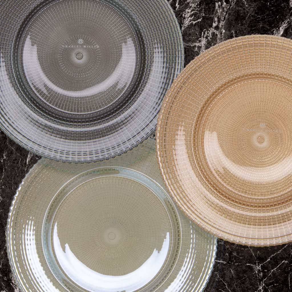 CHARLES MILLEN Signature Collection Glass Charger/Accent Plate – GLEAM ...